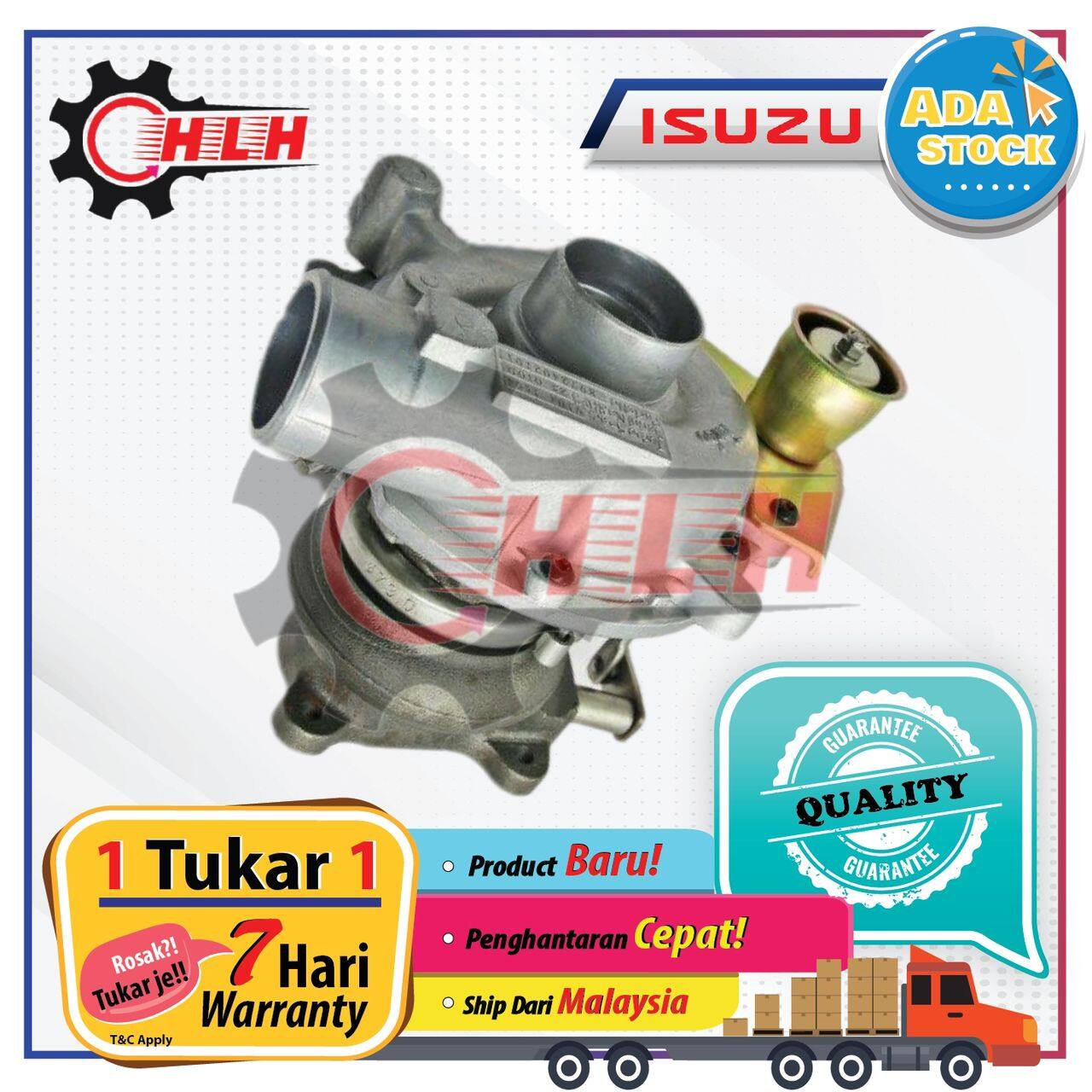 ISUZU DMAX RODEO 2.5L 4JA1-T TURBO CHARGER | Lazada