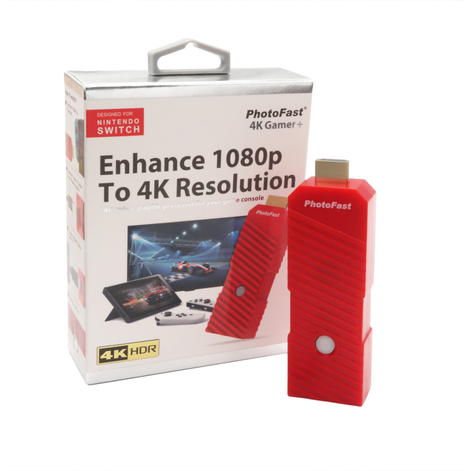 PhotoFast 4K Gamer+ Enhance 1080p to 4R Resolution Adapter for Nintendo ...