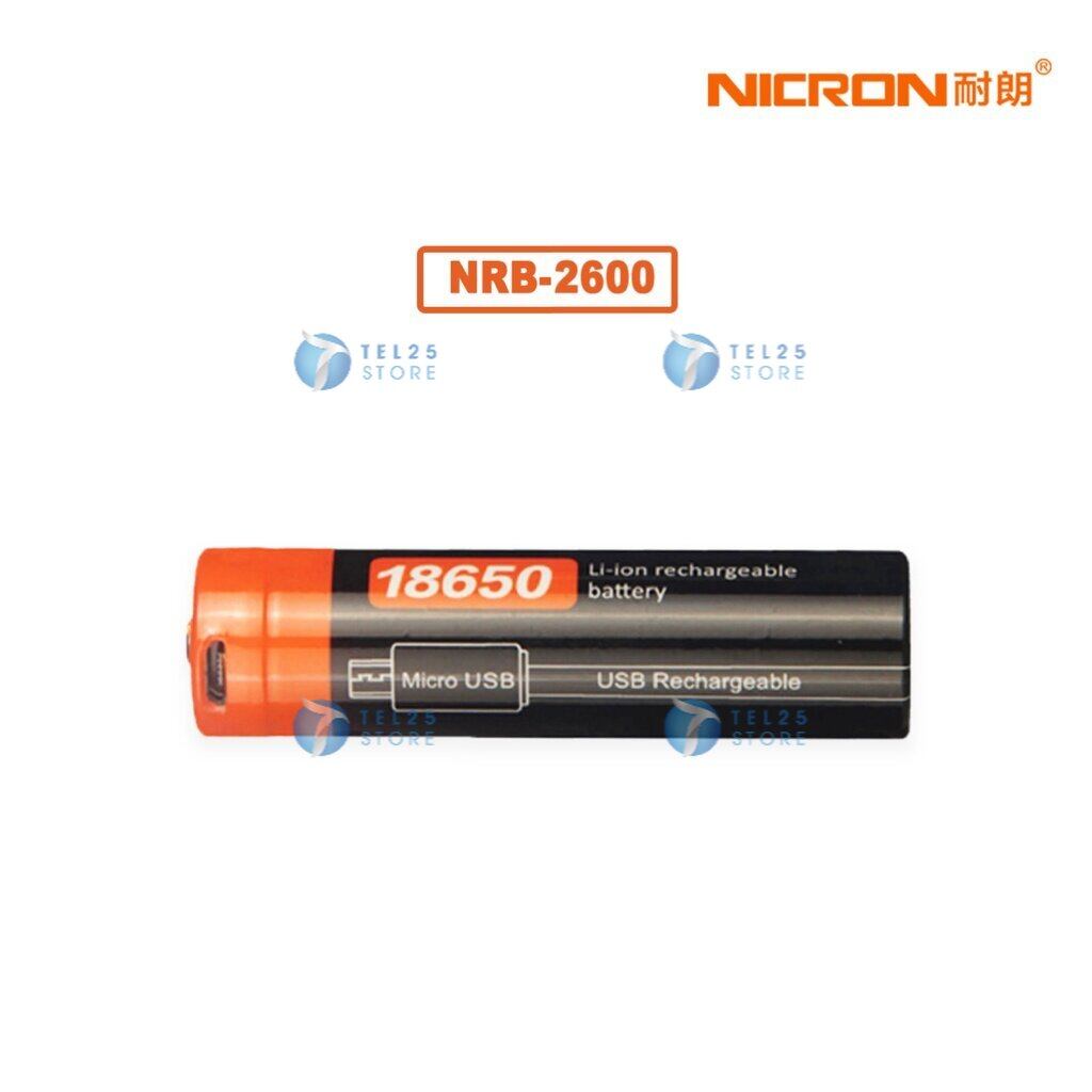 [ 1 UNIT ] NICRON NRB-L600 NRB-750 NRB-2600 600Mah 750Mah 2600Mah ...