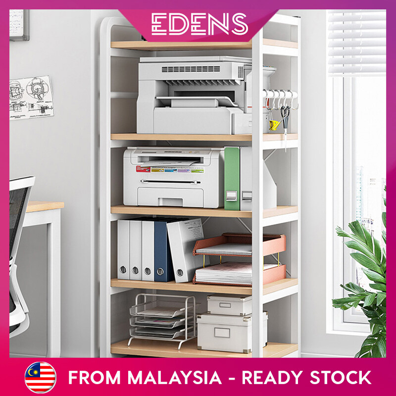 EDENS 5 Layers Printer Storage Rack Wrought Iron Living Room Multi ...