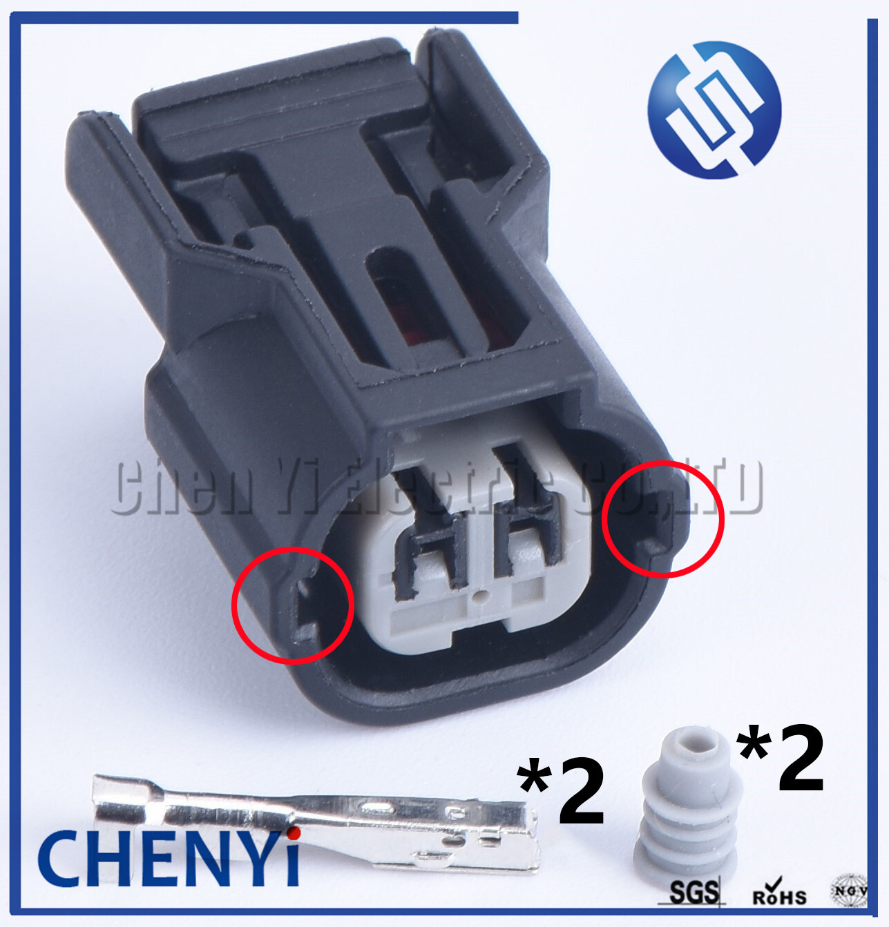 1ชุด2ขา (หญิง) Honda ซ็อกเก็ตแรงดันปากทาง Sensor Connector กันน้ำ Plug ...