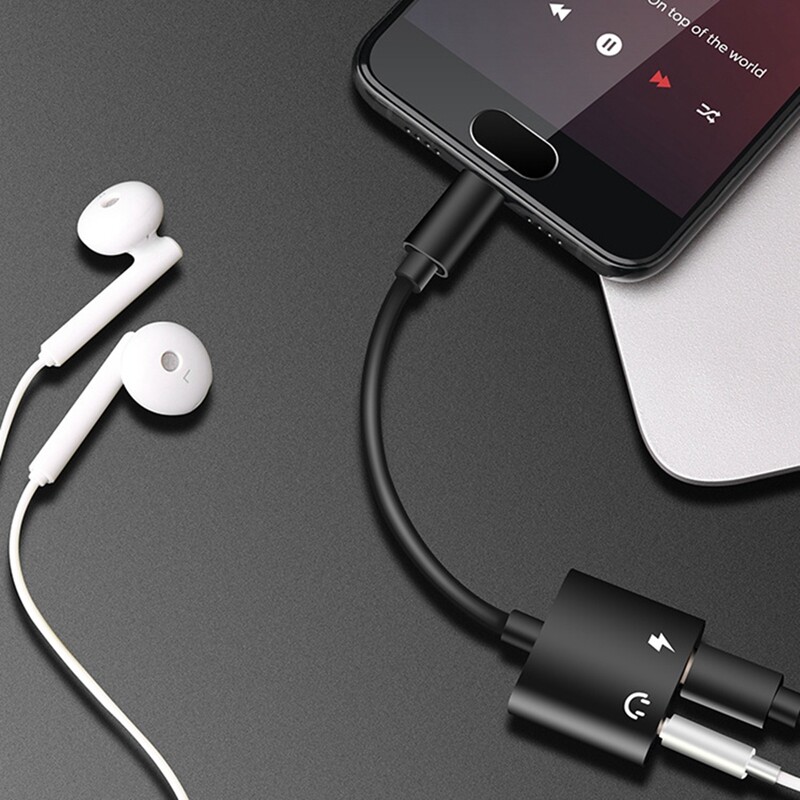 2 in1 Type-C to 3.5mm Headphone Jack Adaptor/Connector Charger ...