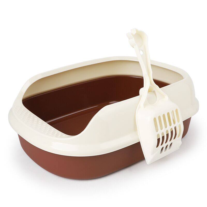 READY STOCK Cat Litter Box with 4 Colors Bekas Pasir Kucing Cat Toilet ...