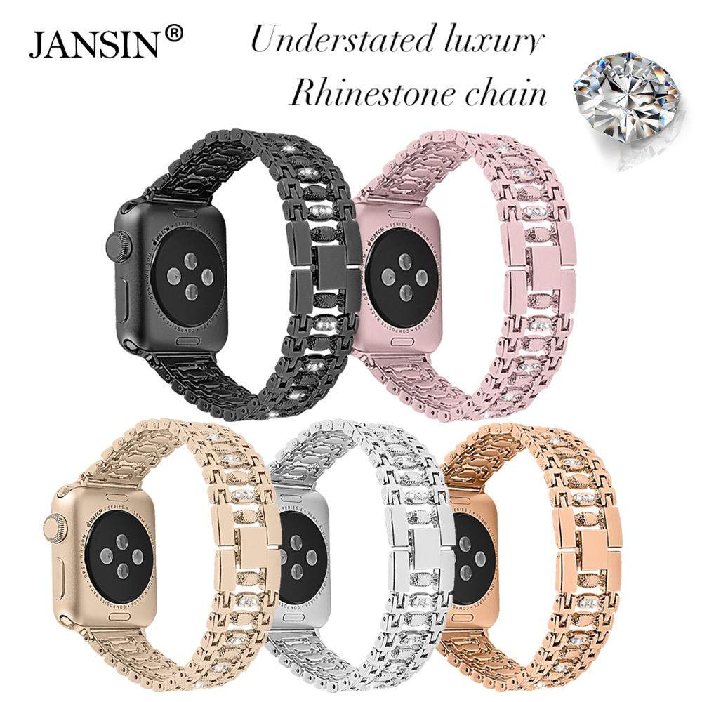 Jansin สายสแตนเลสสำหรับแอปเปิ้ลดูวง 38 มิลลิเมตร 42 มิลลิเมตร 40 ...