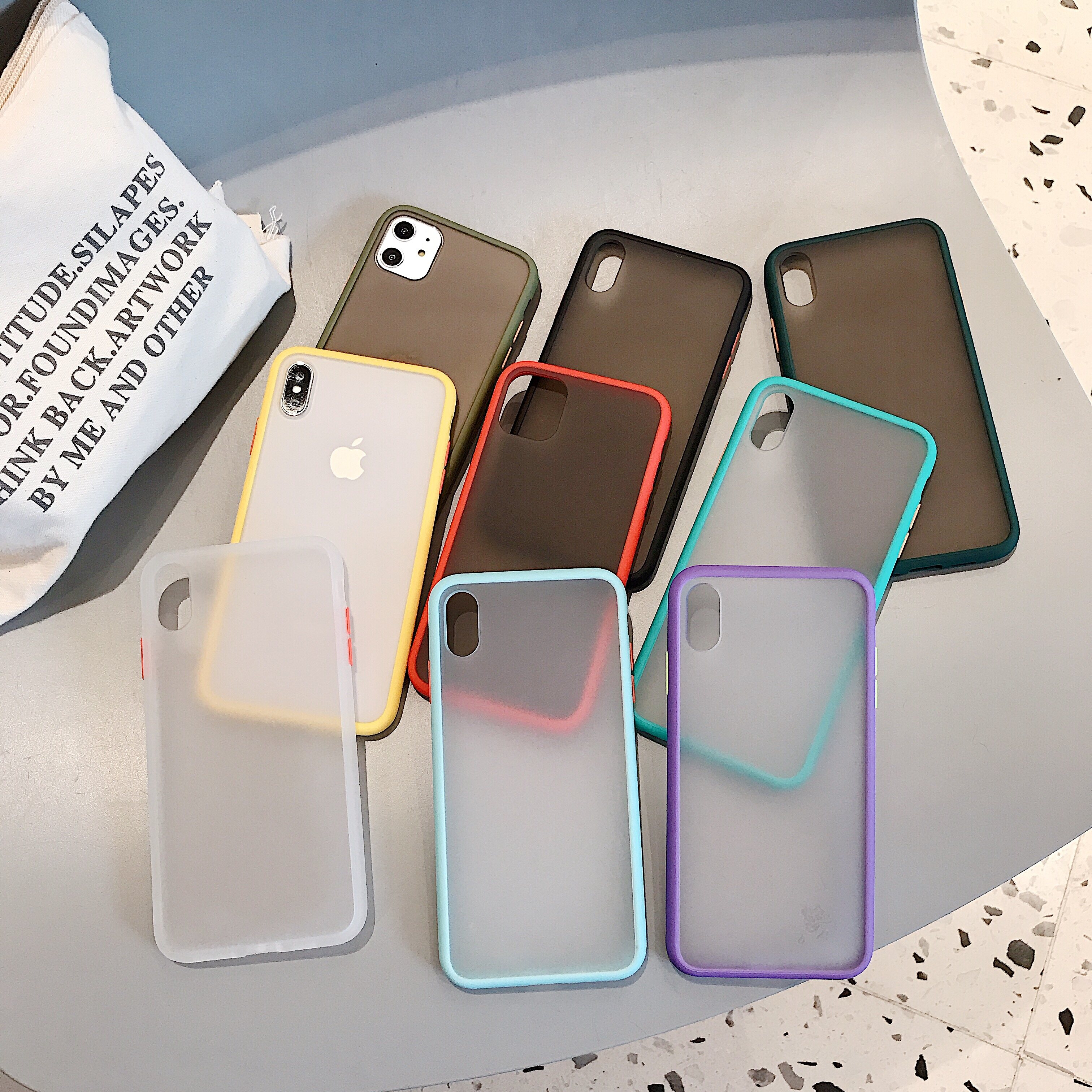 Fashion Simple Case Soft Skin Sensation For iPhone 12 11 Pro XS Max X ...