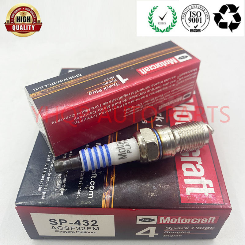 4PCS Spark Plug SP-432สำหรับFORD Expedition Explorer Escape 3.0 2003 ...