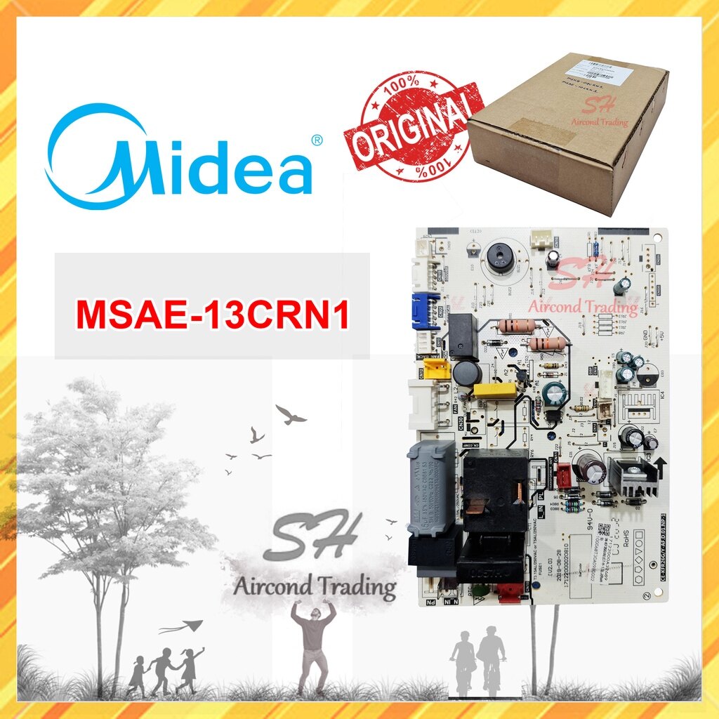 [ORIGINAL] MIDEA AIRCOND PCB 1.0hp 1.5hp PC BOARD MSAE/MSK4/09/10/12/13 ...