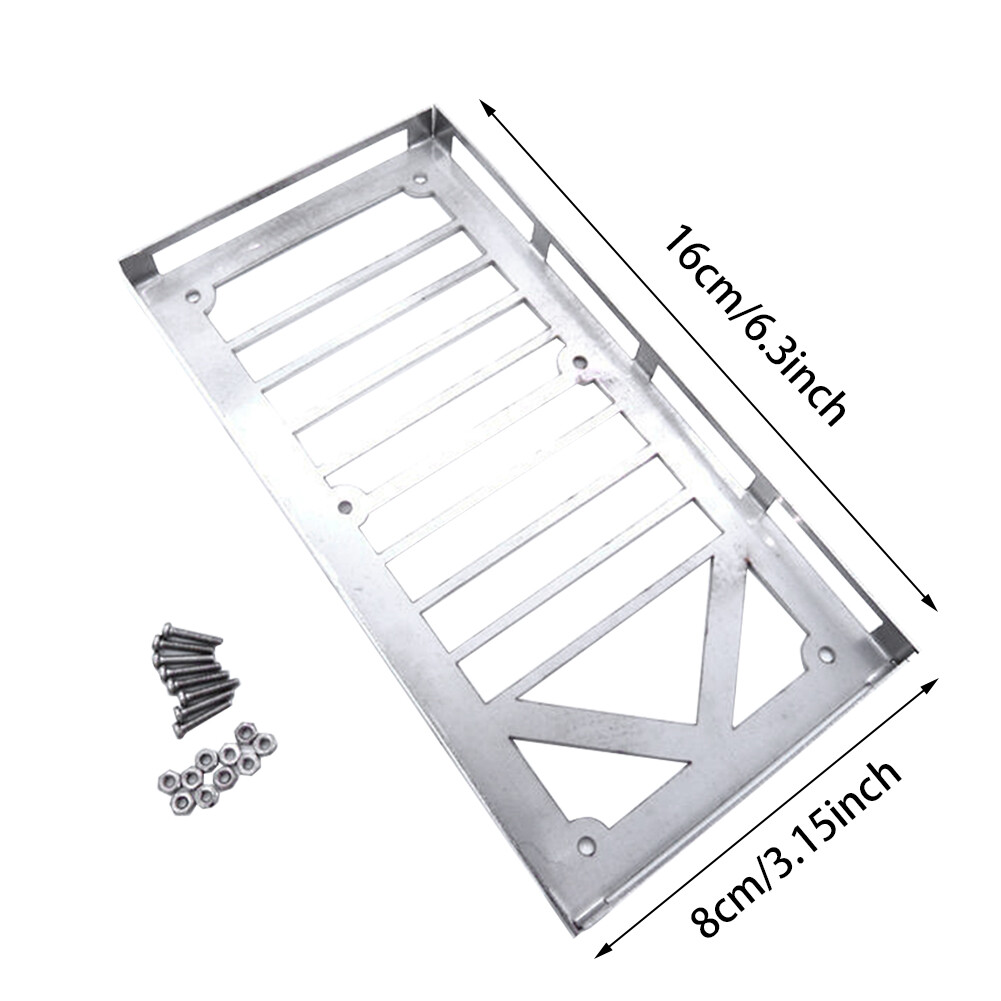 WPL C24 RC Car Upgrade Parts Durable Metal Luggage Rack Roof Spare Tire ...