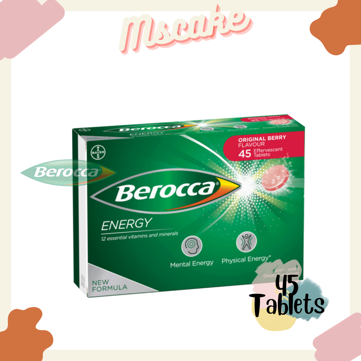 READY STOCK Ship in 24 Hours Berocca PERFORMANCE/ ENERGY Effervescent ...