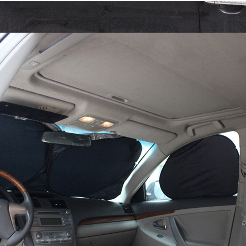 รถ UV Sunshade ด้านหน้ากระจก Sun Shade ป้องกันฟิล์มสำหรับ Volvo XC60 ...