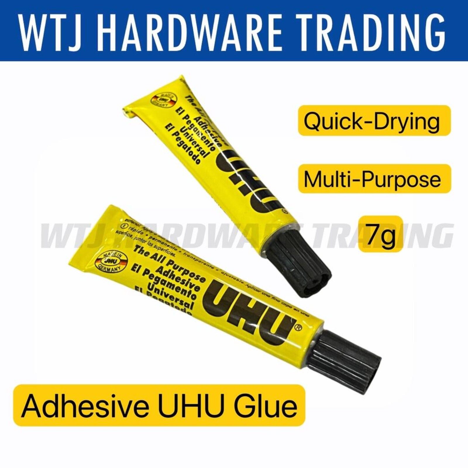 UHU 7g gum / Gam UHU 7g / All purpose Adhesive uhu / 7ml UHU glue | Lazada