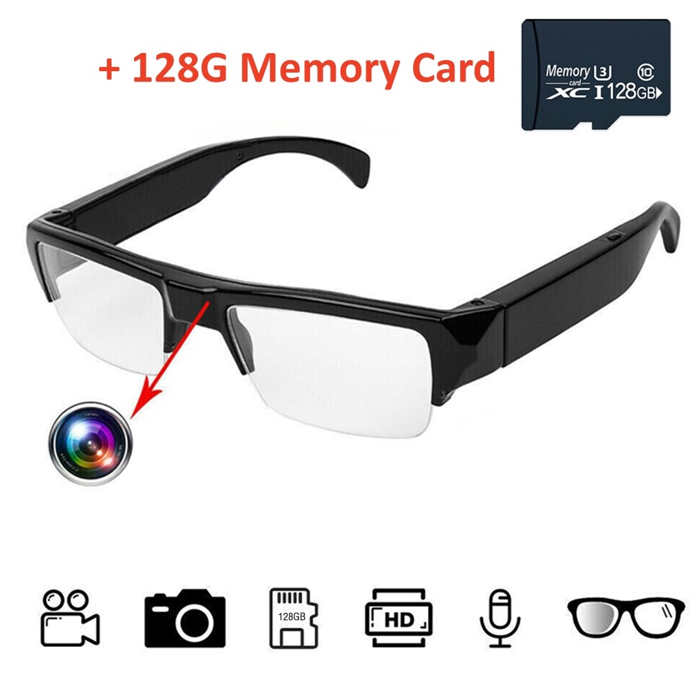 Camera Glasses Hd 1080p Dvr Video Recording Photo Shooting Wearable Glasses Spy Camera Men Woman