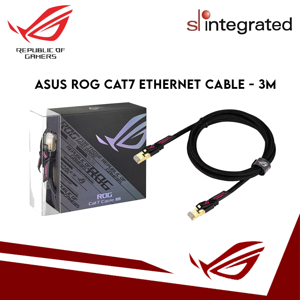 ASUS ROG Cat7 Ethernet Cable - 3M | Lazada