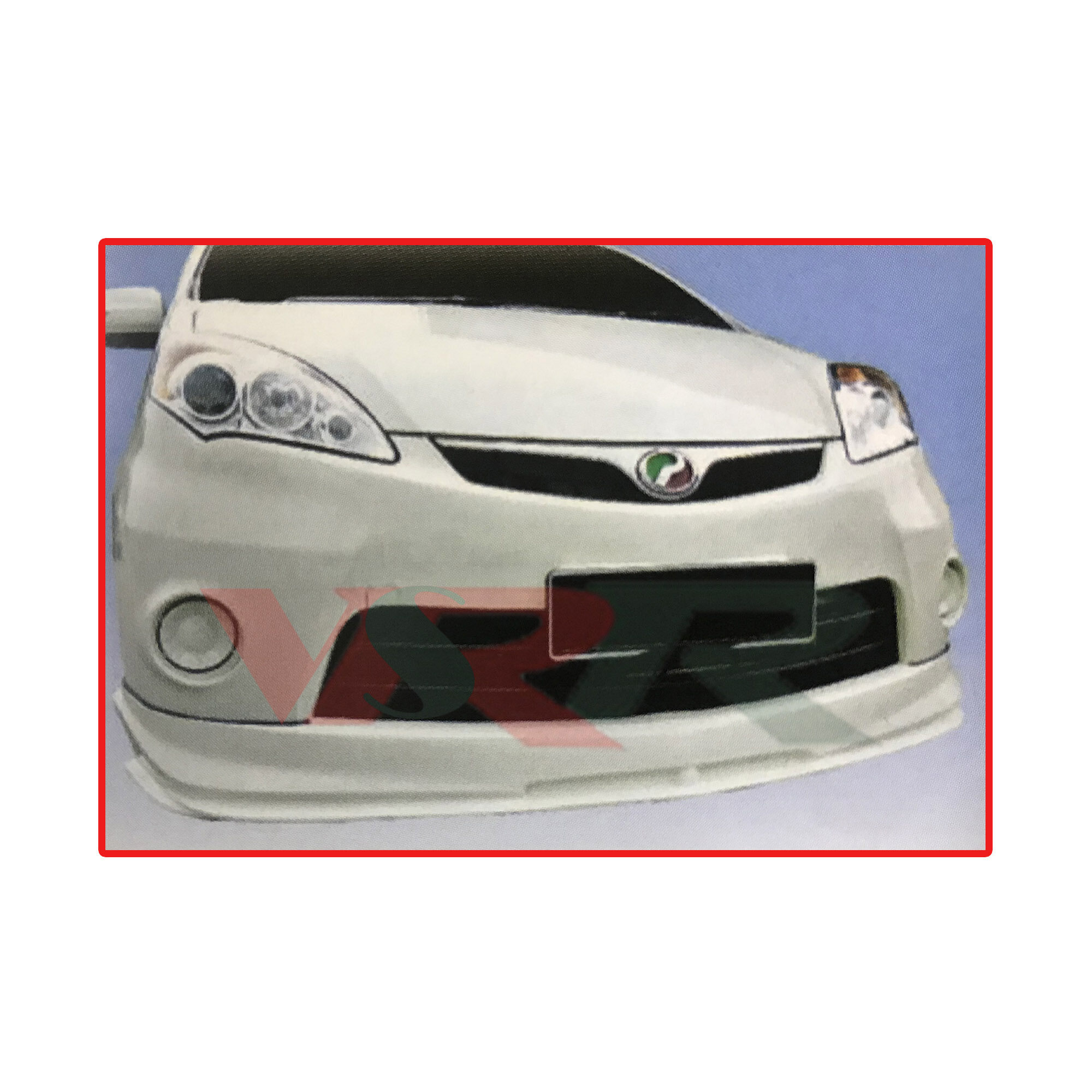 Perodua Alza (2009 - 2012) VIPER Style Front Skirt Skirting Bumper ...