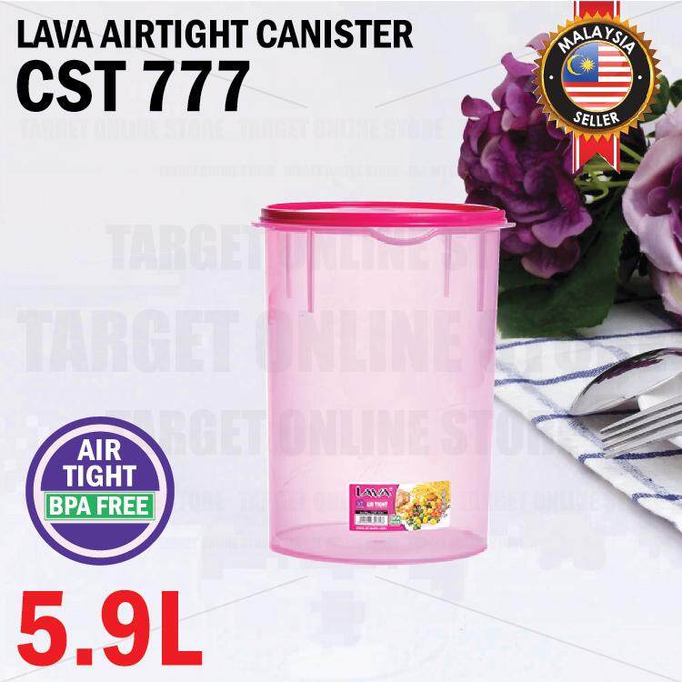 LAVA AIRTIGHT Food Canister Container BPA FREE Cylinder CST 777 5.9L ...