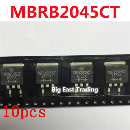 10Pcs MBRB2045CT MBRB2045ใหม่-263 45V 20A,รับประกันคุณภาพ - Big East ...