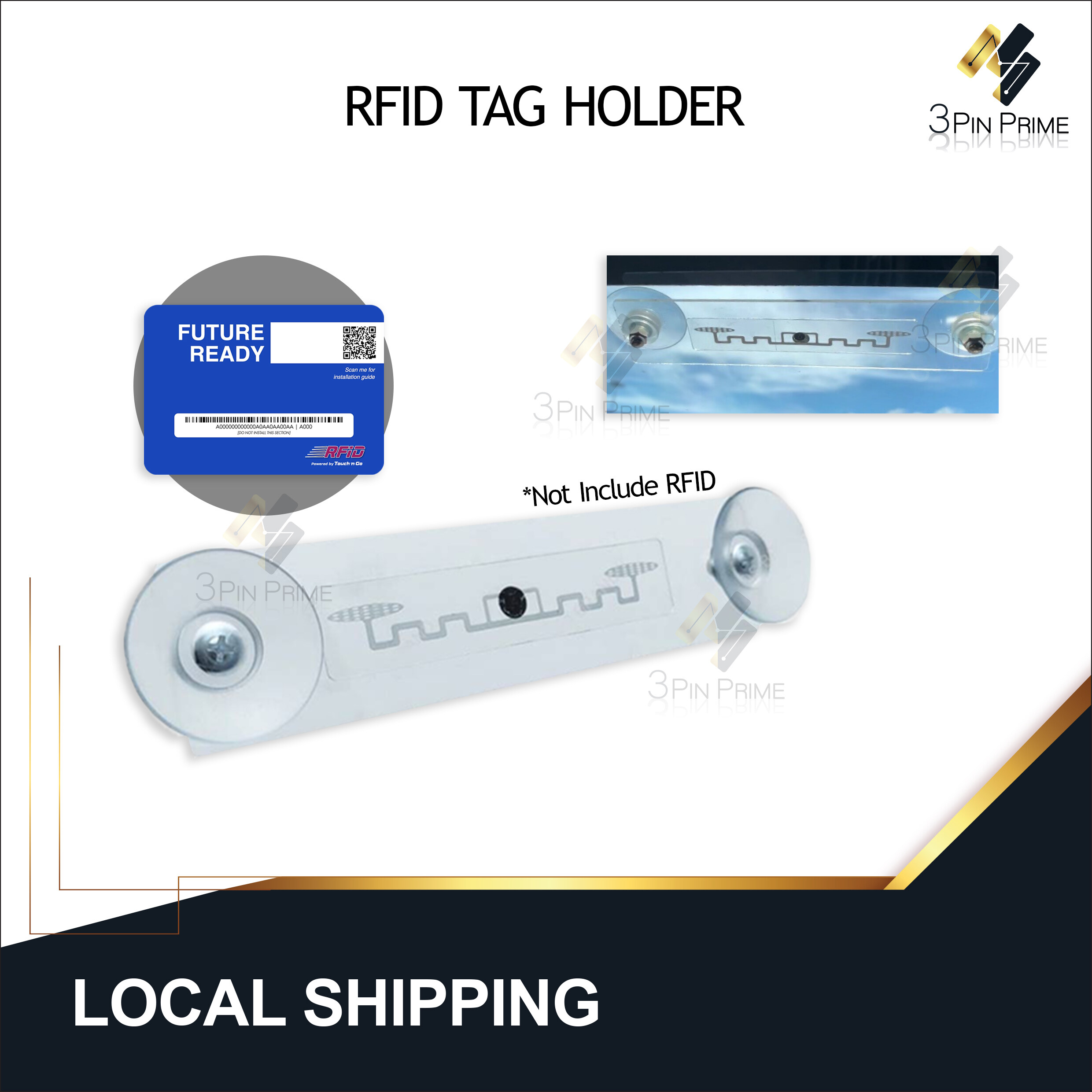 RFID Touch n Go TNG RFID Tag Sticker Smart Tag For Car Smart Holder ...