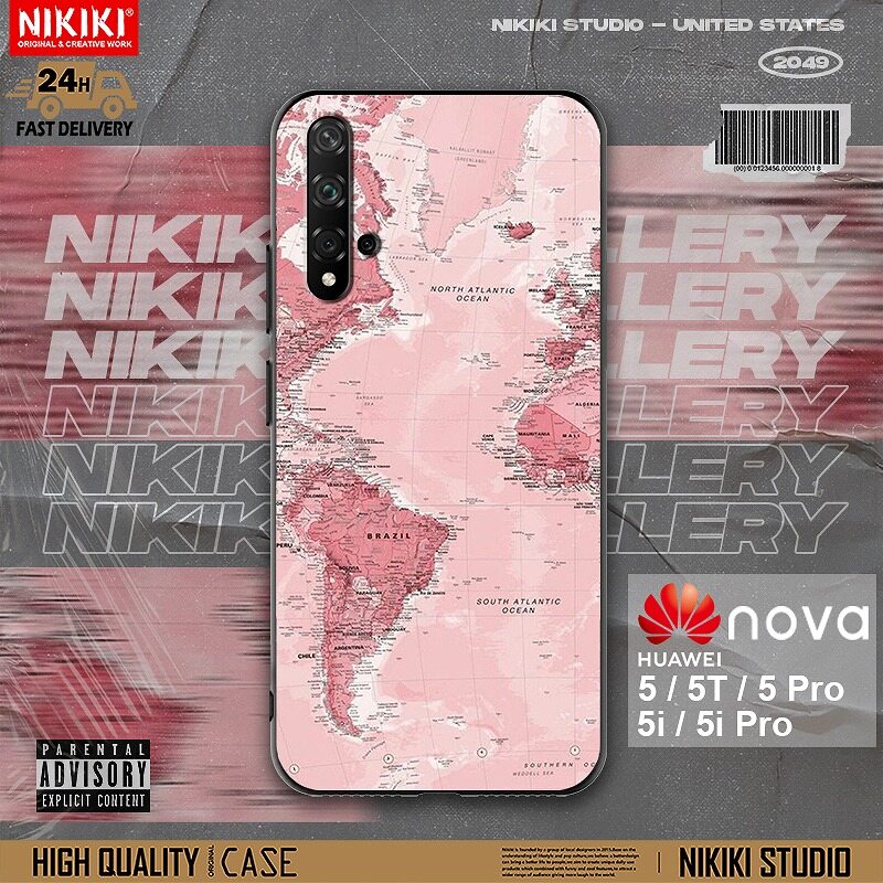 Nikiki โทรศัพท์มือถือ Huawei nova 5I กลับ nova 5 Pro ปก nova 5 ครั้ง HP nova 5I Pro softcase ...