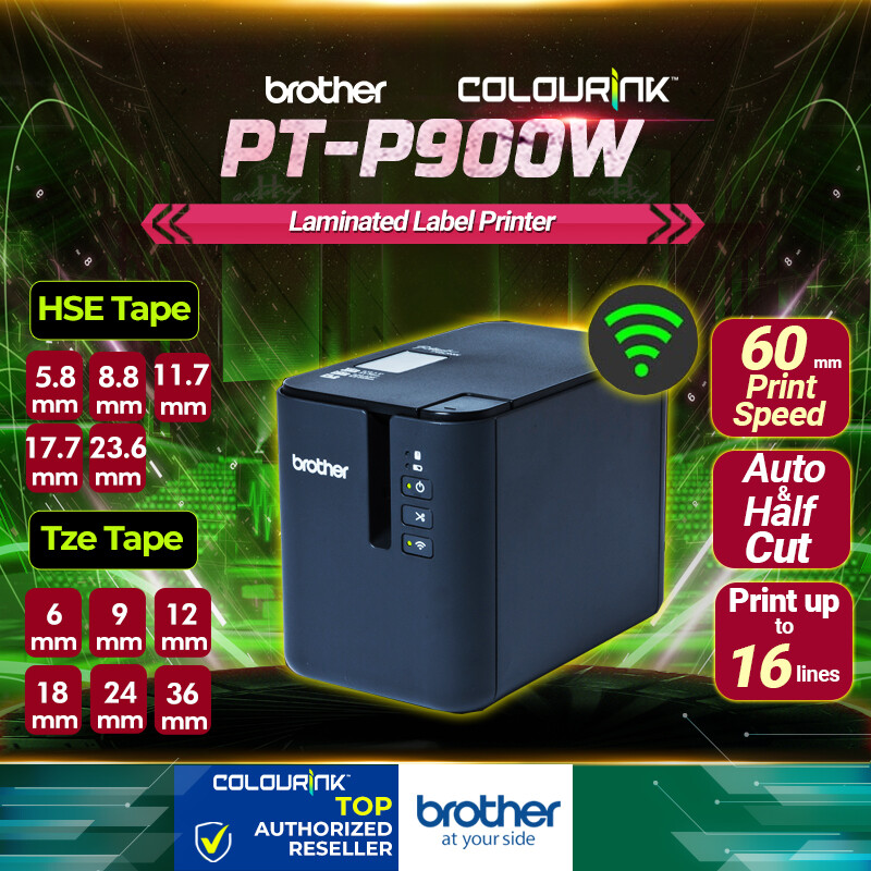 Brother P-Touch PT-P900W Industrial Label Printer Wifi Mobile Print ...