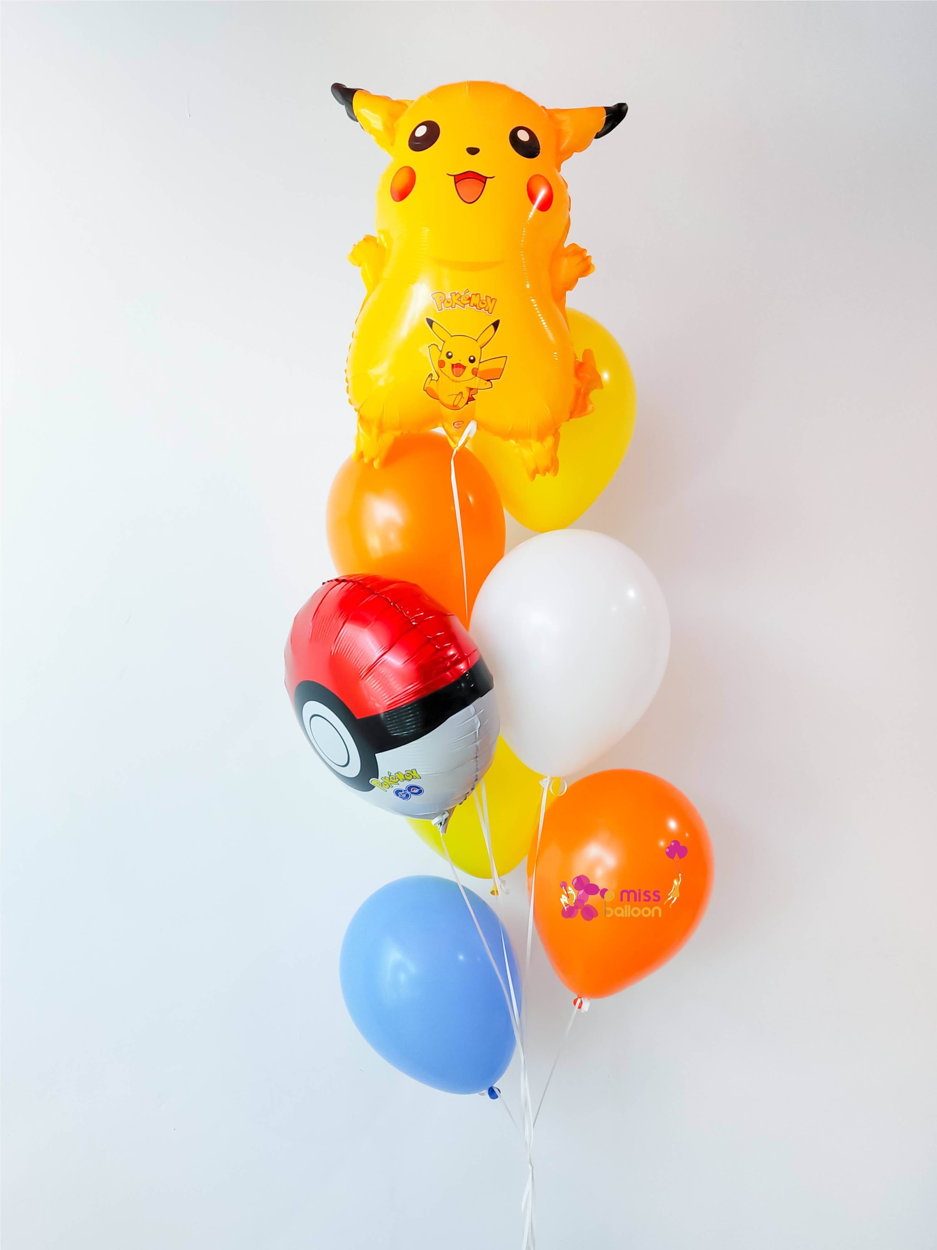 【Ready Stocks】Pikachu Pokeball Squirtle Pokemon Foil Balloon Birthday ...