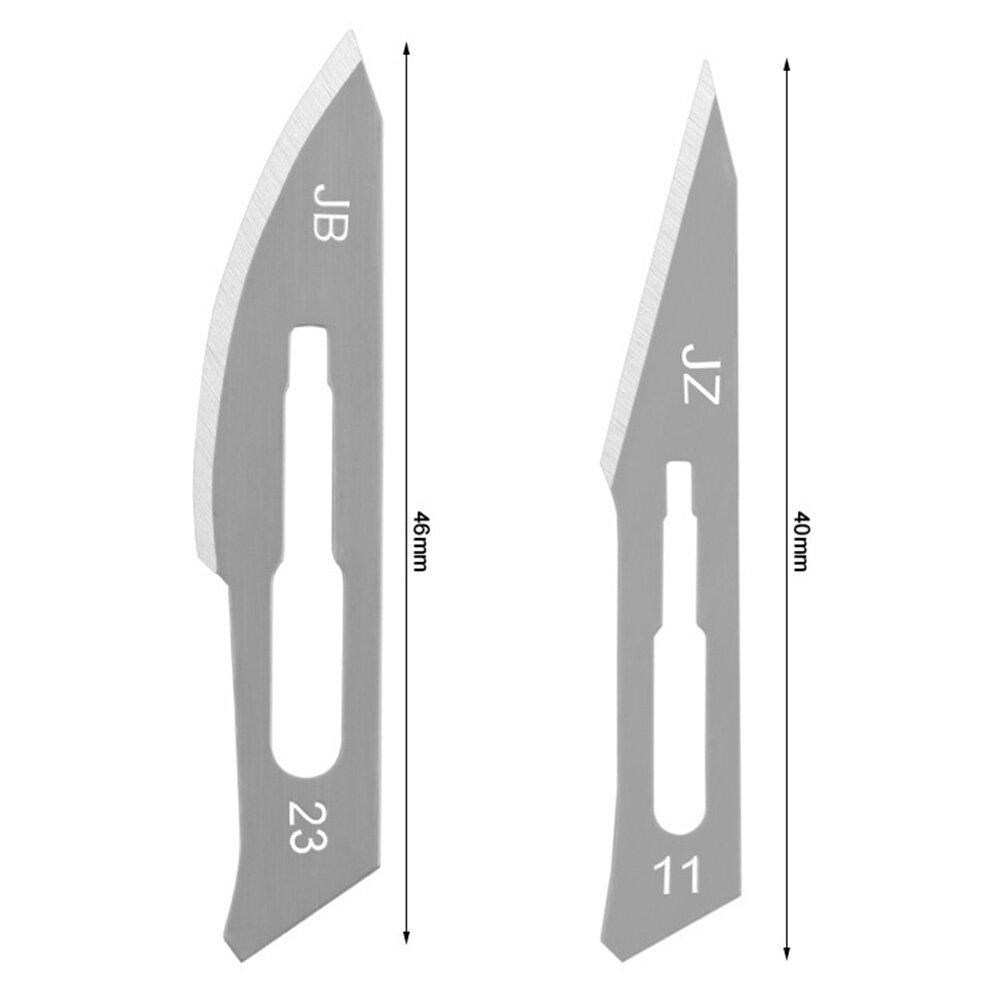 Carbon Steel Blade Handle No. 11, No. 23 with Blades DIY Cutting Hand ...