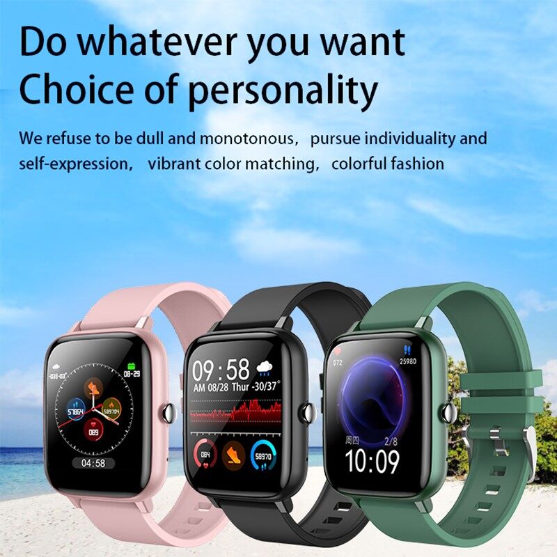 OQTO สมาร์ทวอทช์1.54นิ้วจอสี่เหลี่ยมปี P6นาฬิกาอัจฉริยะบลูทูธโทรศัพท์ ...