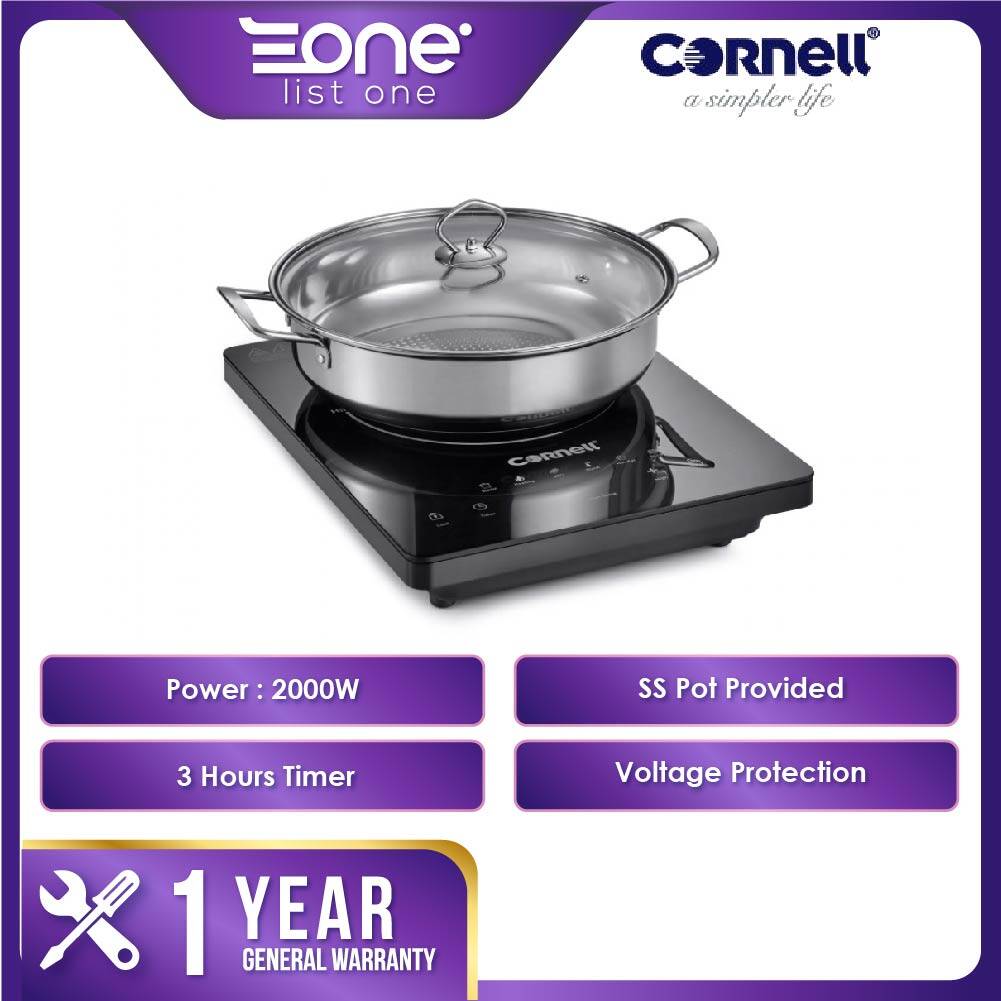 Cornell Ceramic Cooker (Free Stainless Steel Pot) CCC-2201X Multi ...