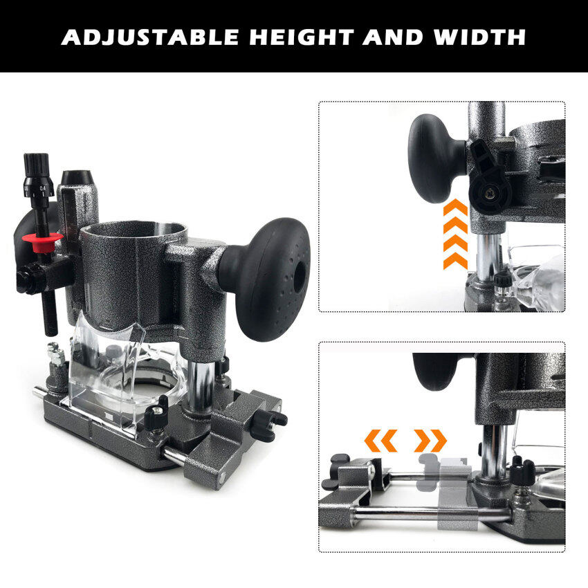 Router Lift 65Mm Universal Trimming Machine Router Lift Table Base For ...