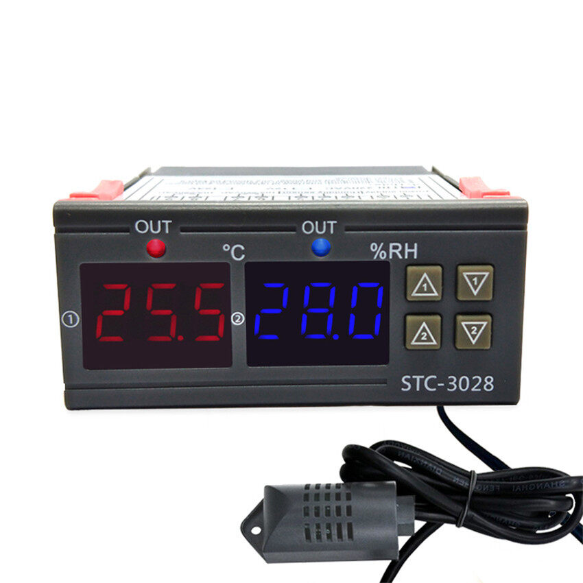 STC-3028 ควบคุมอุณหภูมิดิจิตอลหน้าจอแสดงผลแบบ dual เทอร์โมกับ IC Probe ...