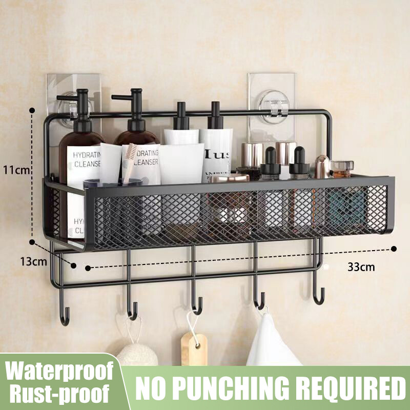 Kitchen Wall Hanging Rack Perforation-free Onion Ginger Garlic Storage ...