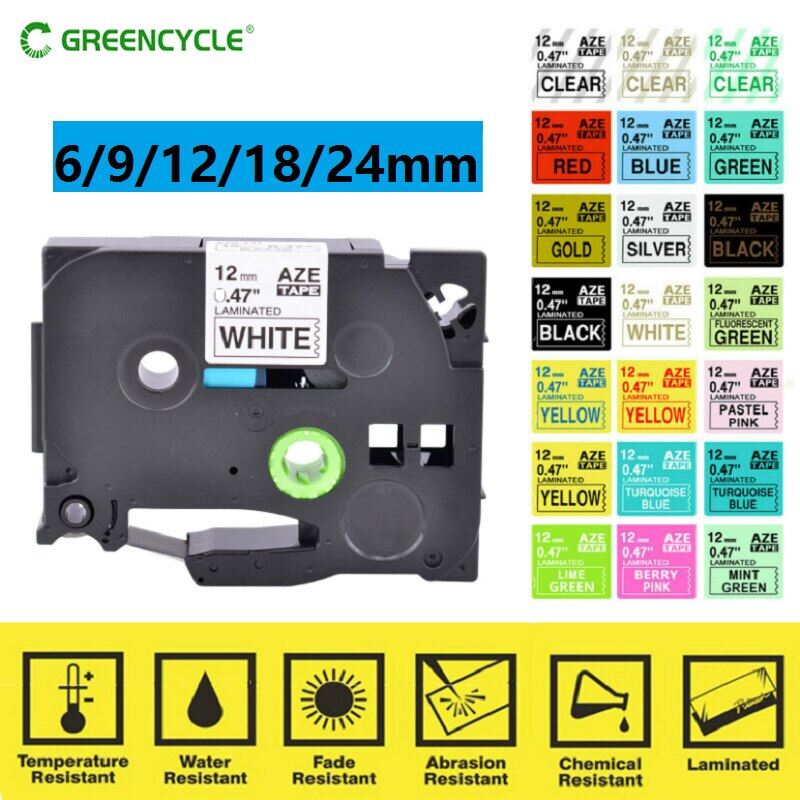 1Pcs 12mm 231 Label Tape Compatible for Brother P-Touch Label Maker for ...