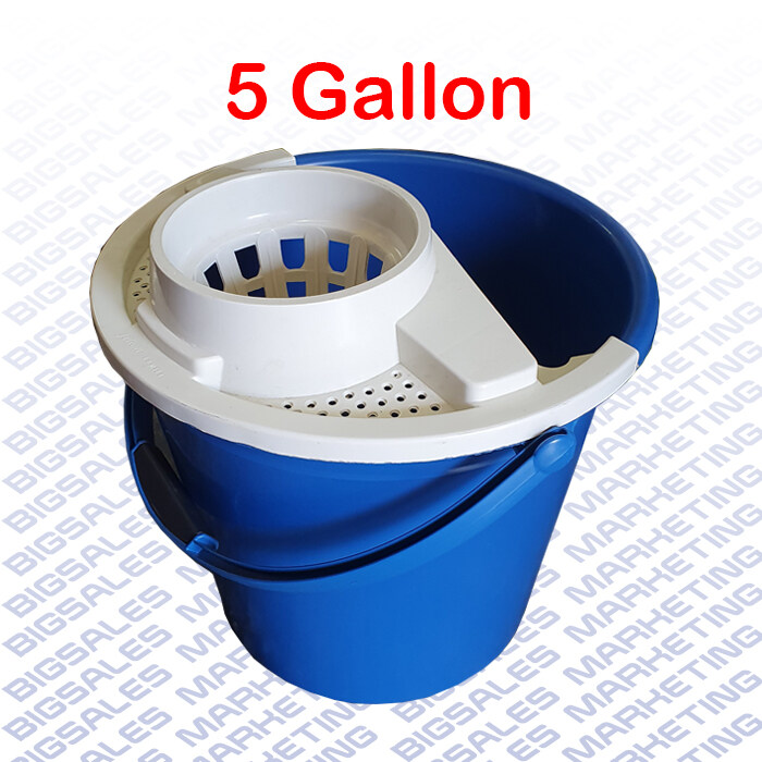 5 Gallon BIGSALES Mop Bucket Mop Pail / Bekas Plastik Baldi Tong Mop ...