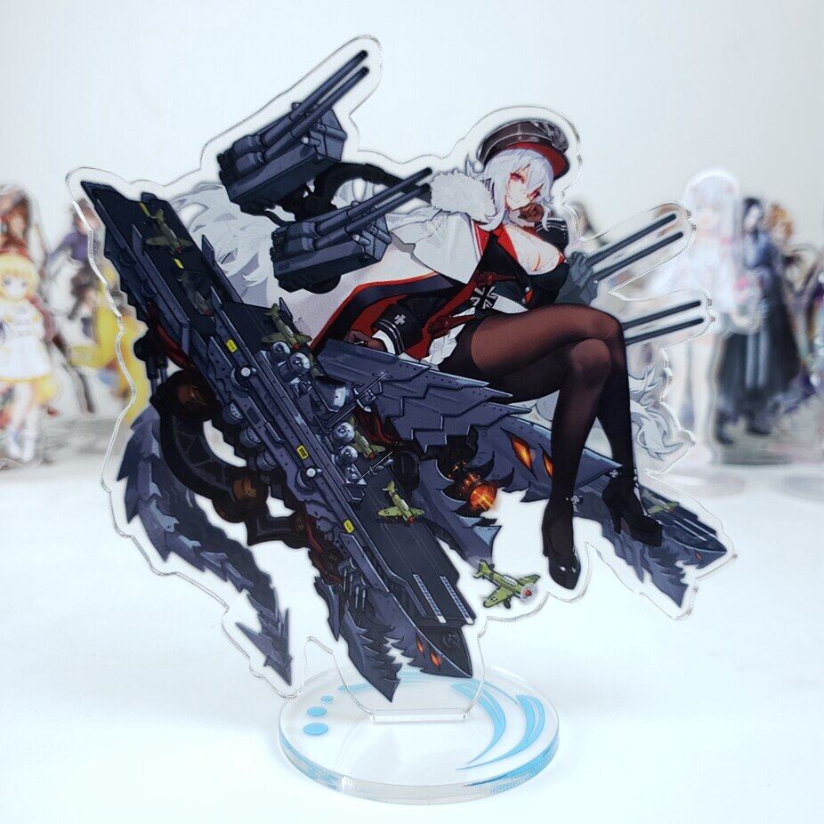 ญี่ปุ่นอะนิเมะ Azur Lane B5 คอสเพลย์สองด้านอะคริลิยืนรูปแบบแผ่นตกแต่ง ...
