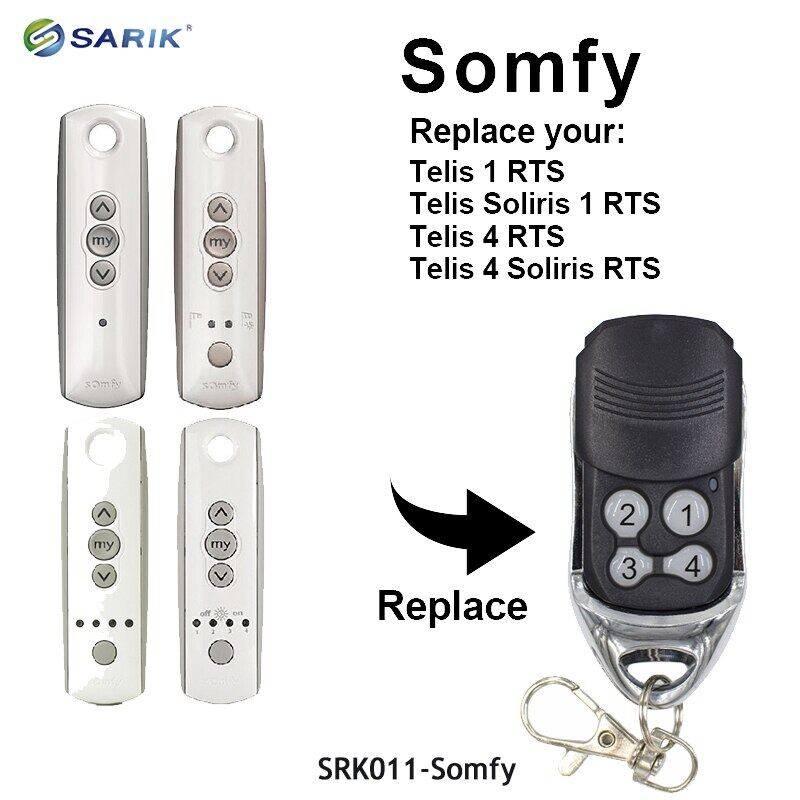 SOMFY Telis 4 RTS,1 Soliris RTS garage remote SOMFY Keytis 2 RTS remote ...