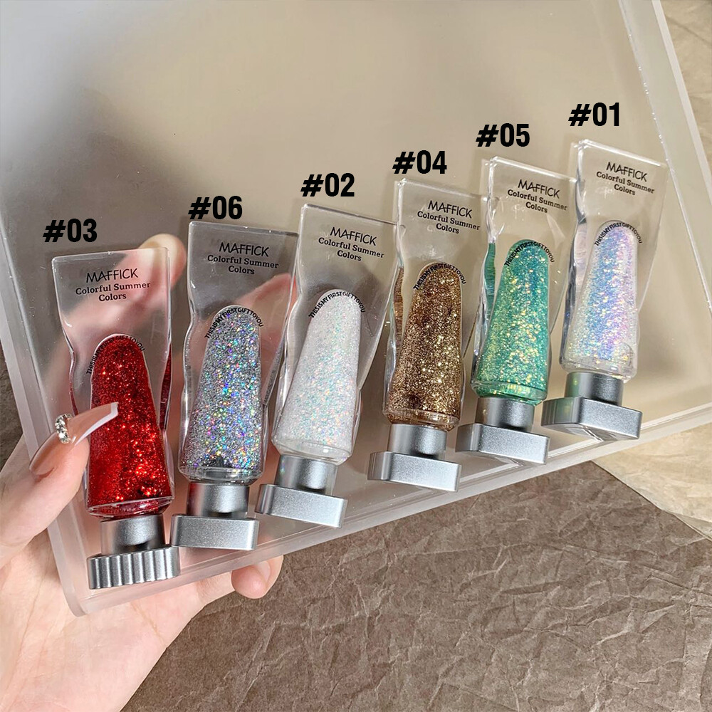 MAFFICK Ice Cube Liquid Eye Shadow Diamond Shimmer อายแชโดว์ Flash ...