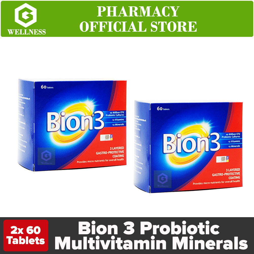 Bion 3 Probiotic Multivitamin Minerals | Lazada