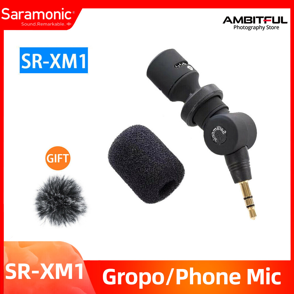 Saramonic SR-XM1 3.5mm Wireless Omnidirectional Microphone Video Mic ...
