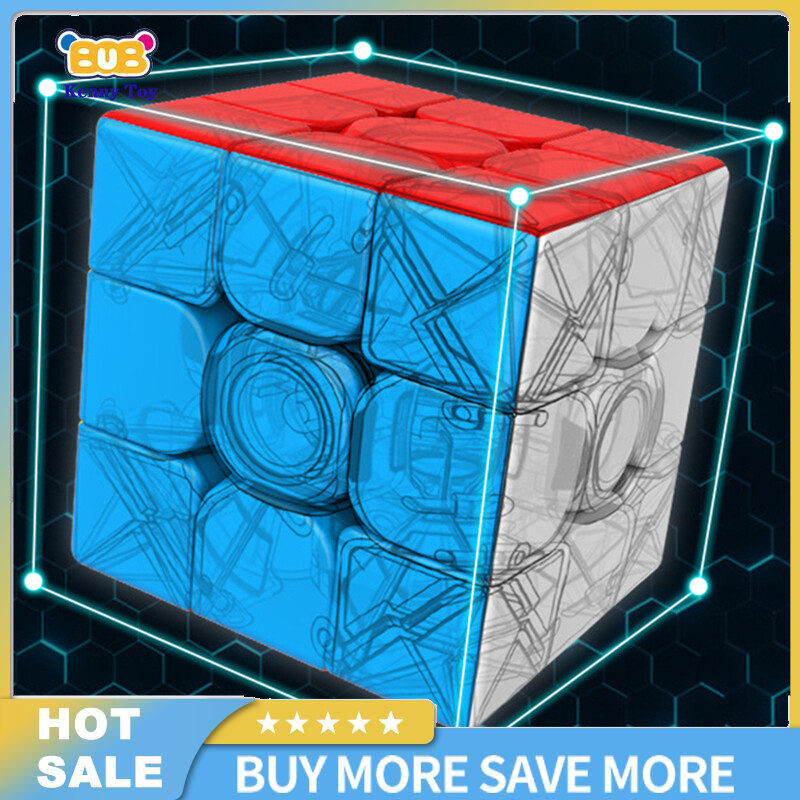 Moyu Meilong 3X3 Speed Cube Stickerless Ergonomic Magic Cube เด็กปริศนา ...
