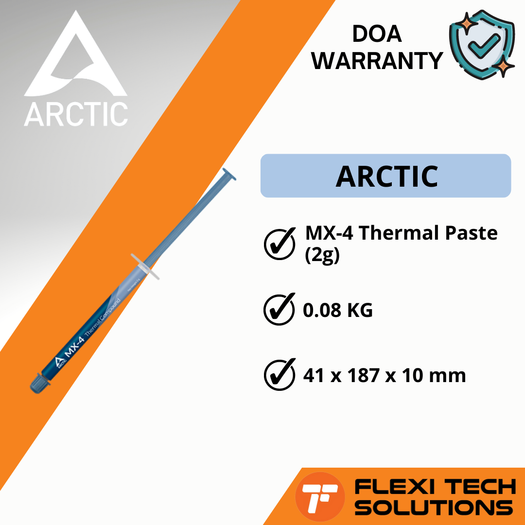 Flexi Tech ARCTIC MX-4 & MX-6 Thermal Paste (2g) ULTIMATE & PREMIUM Performance | Lazada