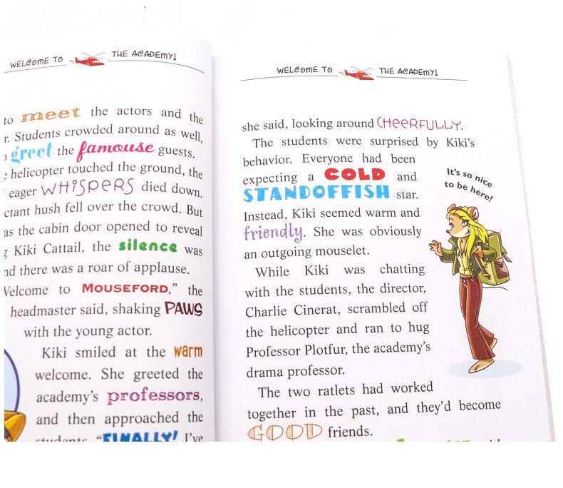 Thea Stilton mouseford Academy #11: lights, camera, action! Chapter ...