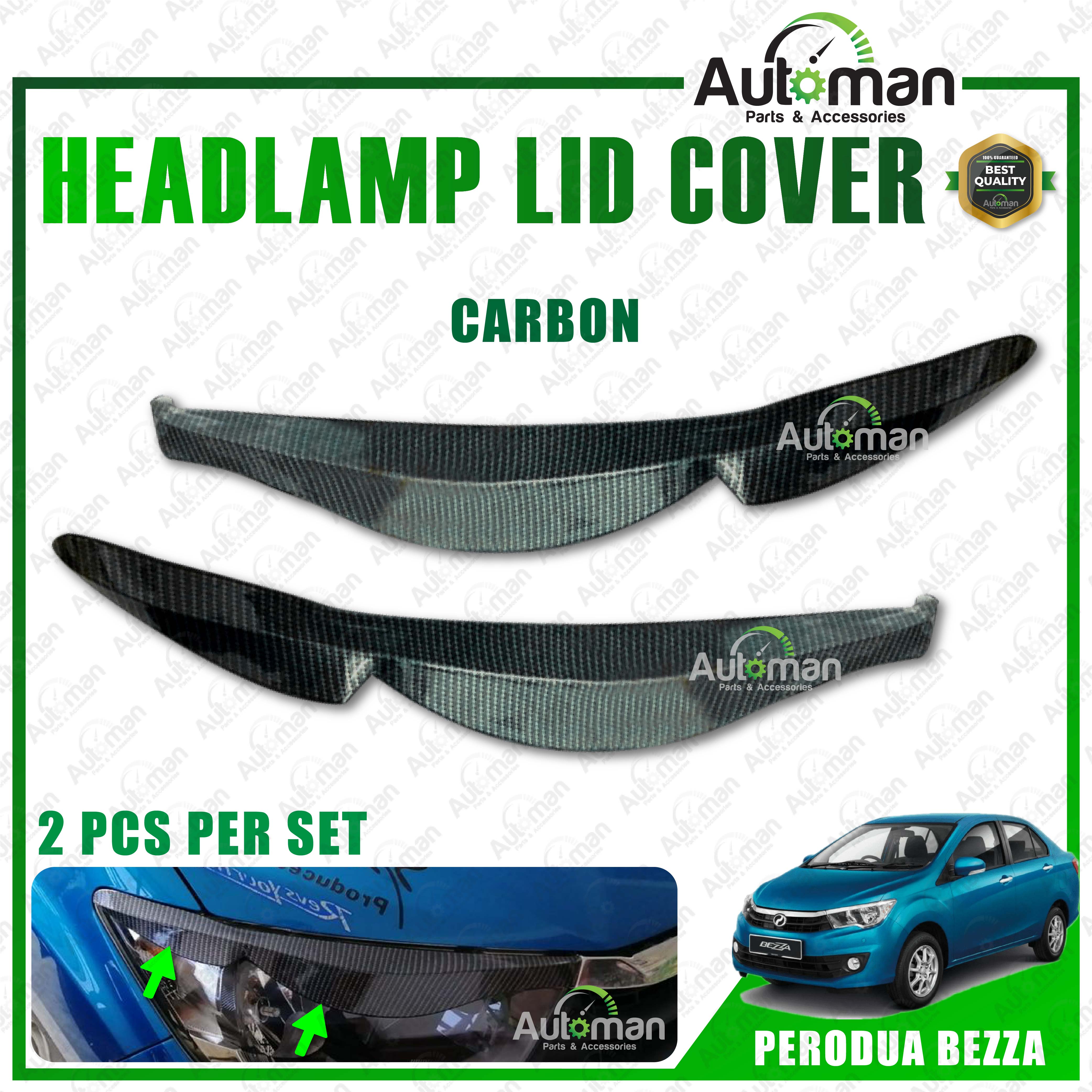 Perodua Bezza Headlamp Lid Cover Eyebrow Eyelid Lip Eye brow lid ...