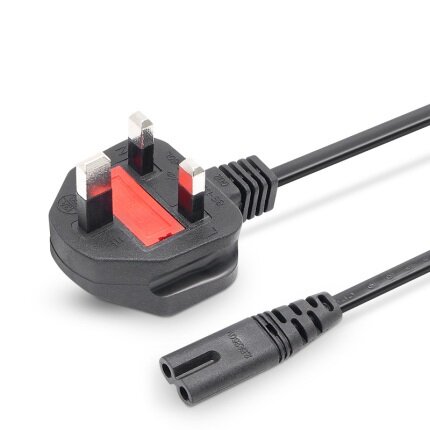 【Ready Stock】UK AC 2 pin Power Cord Cable (1.8m) | Lazada