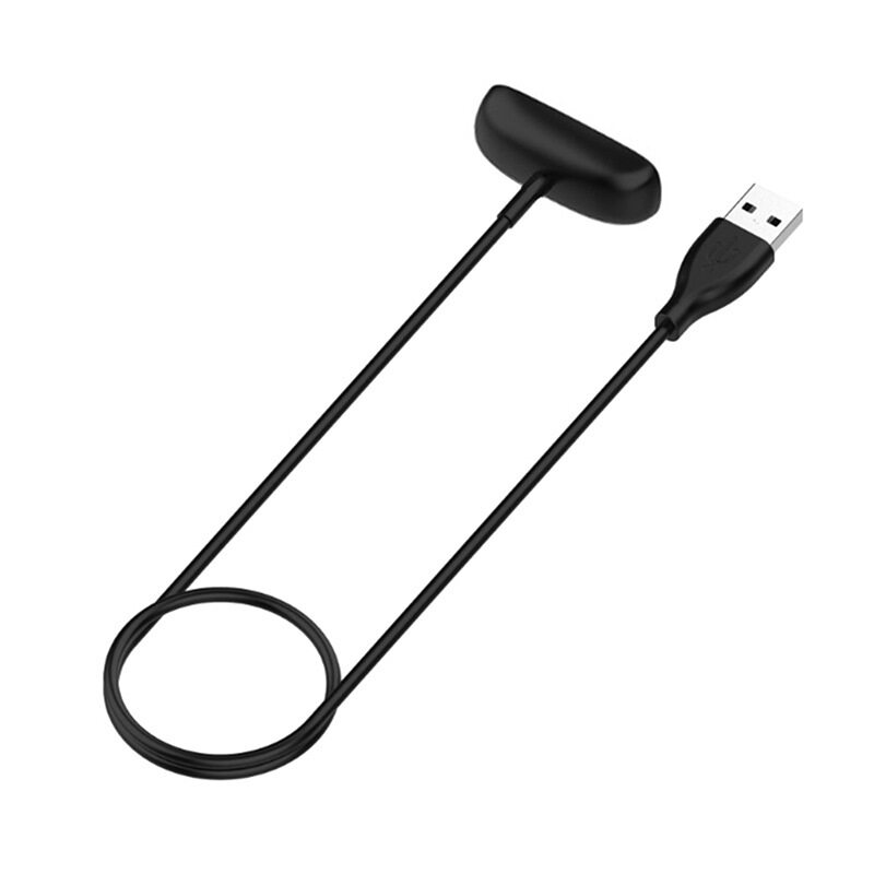 USB Charger Cable Adapter for Fitbit Luxe Special Edition Black Long ...