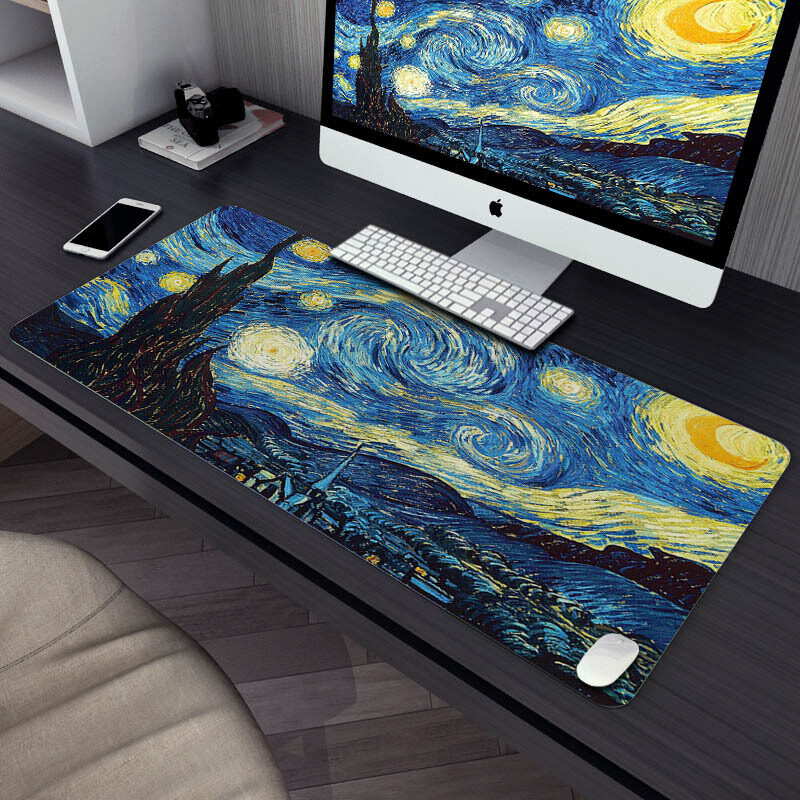 Office & Desk Storage Laptop Desktop at Home & Office Desk Mat Van Gogh ...