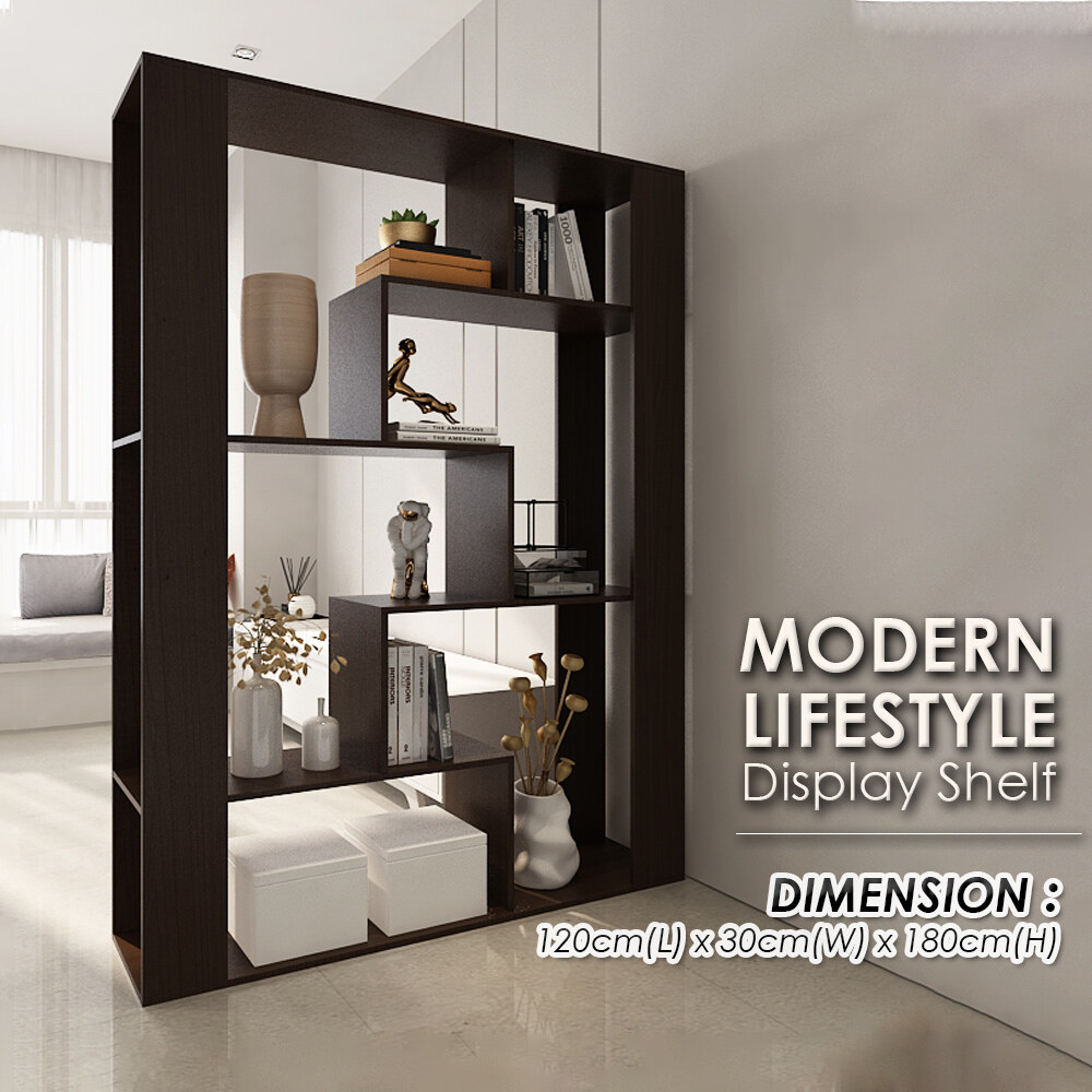 E-Morah HP050 Modern Lifestyle Display Shelf Bookcase Divider for Home ...