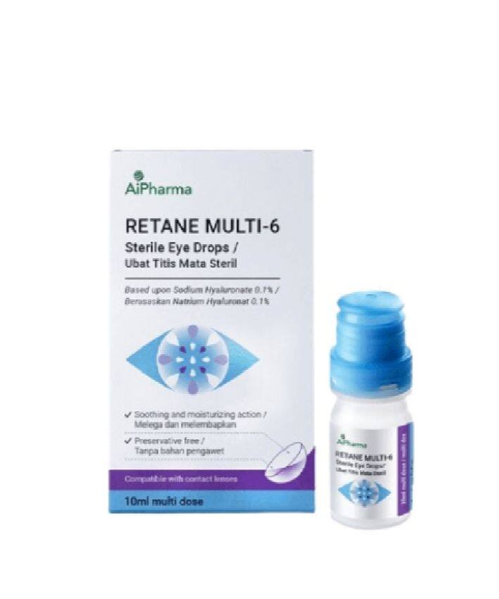 RETANE MULTI-6 STERILE EYE DROPS 10ML | Lazada
