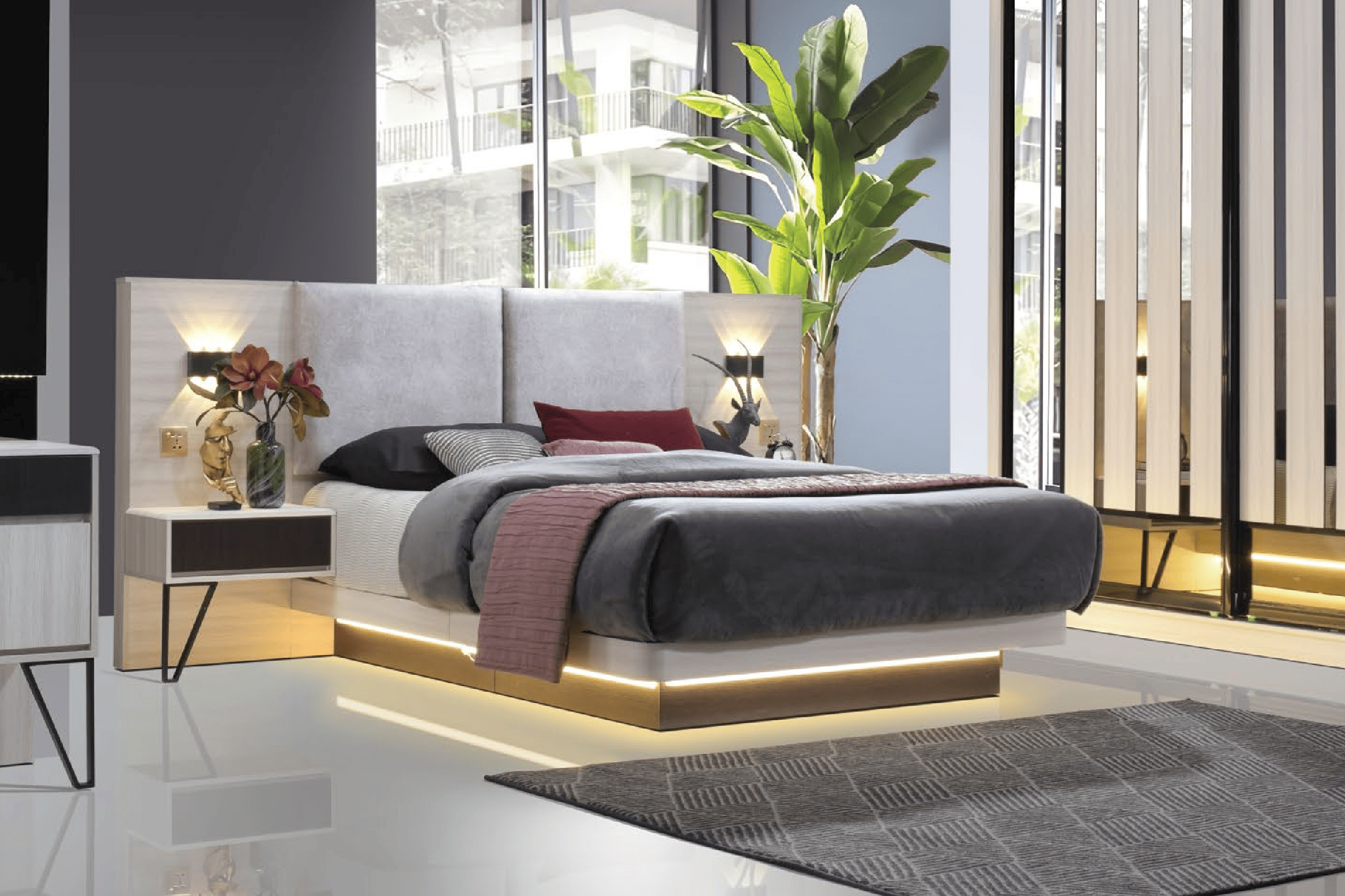 MX7773 Queen/King Bed Frame / Katil Modern | Lazada