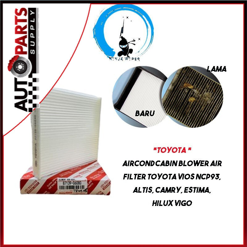 OEM ORIGINAL TOYOTA AIRCOND CABIN AIR FILTER FOR TOYOTA VIOS NCP93 ...