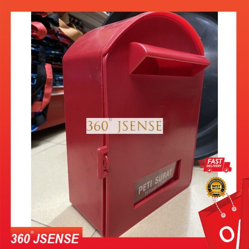 PVC Red Post Letter Box / Plastic Mail Box / Peti Surat Plastik ...