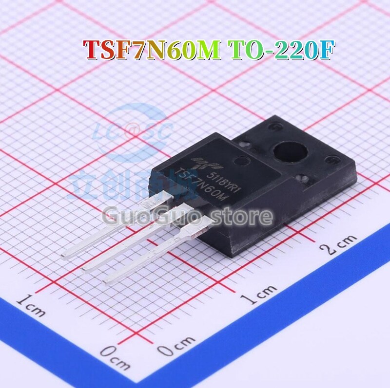 5pcs TSF7N60M TO-220F 7N60M TO220F 7A/600V N-channel MOSFET transistor ...